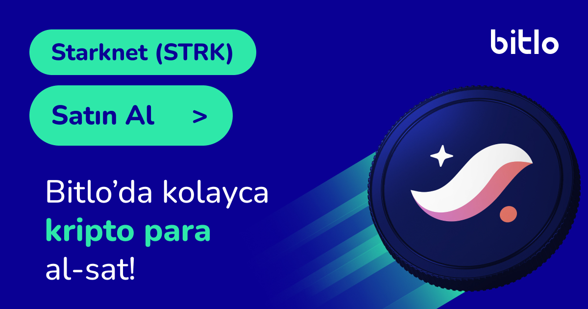 Starknet Fiyatı ve Starknet Fiyat Grafiği - STRK/TRY - Bitlo.com